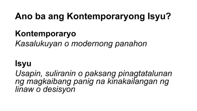 Uri ng Kontemporaryong Isyu.pptx