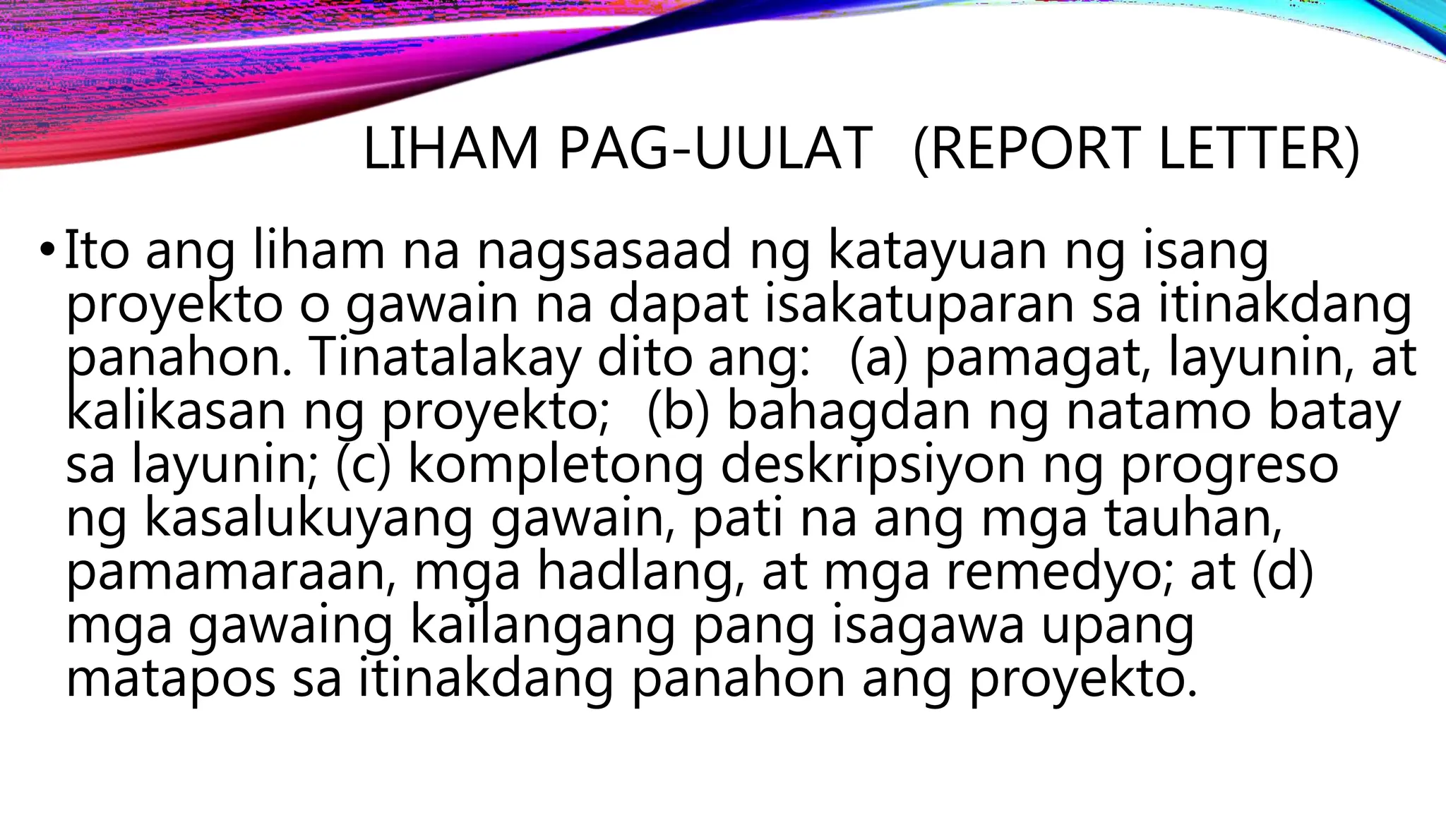 uri ng liham grade 11 filipino liham kahulugan | PPT