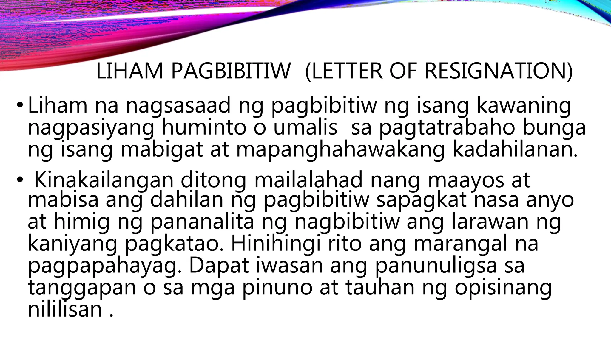 uri ng liham grade 11 filipino liham kahulugan | PPTX