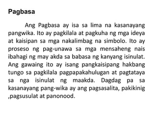 Uri ng pagbasa | PPTX