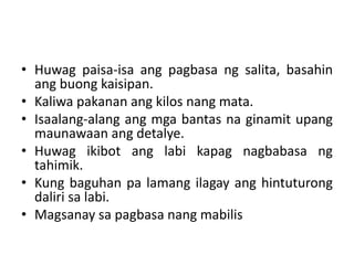 Uri ng pagbasa | PPTX