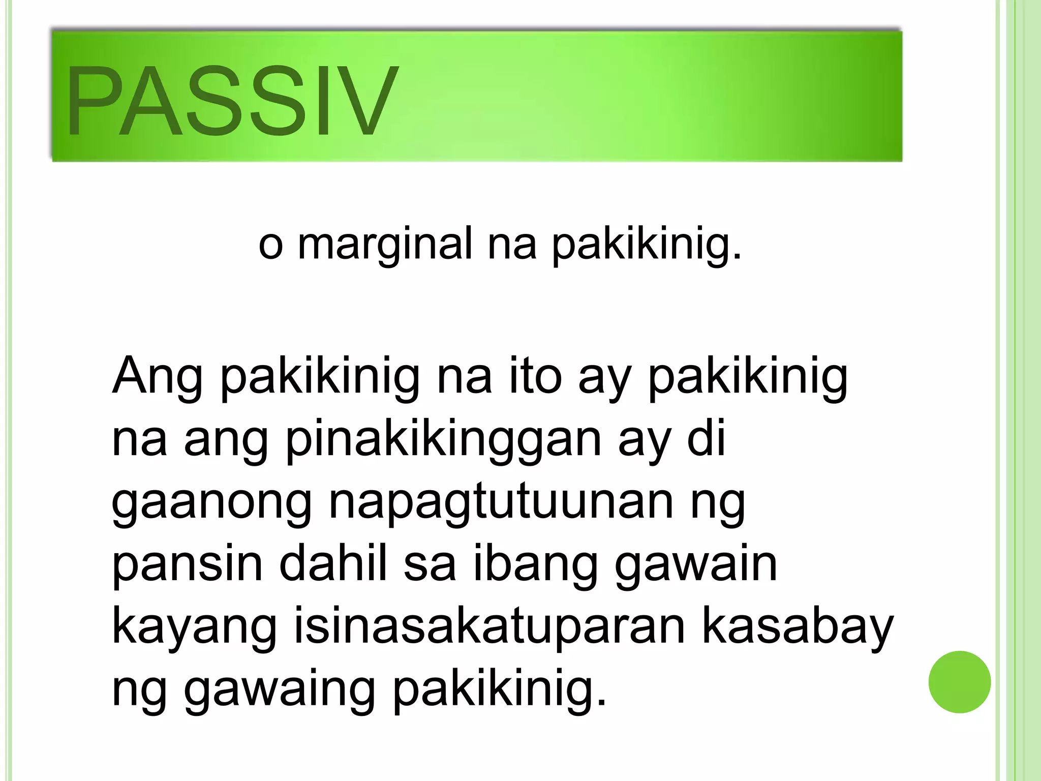 Uri ng pakikinig | PPTX
