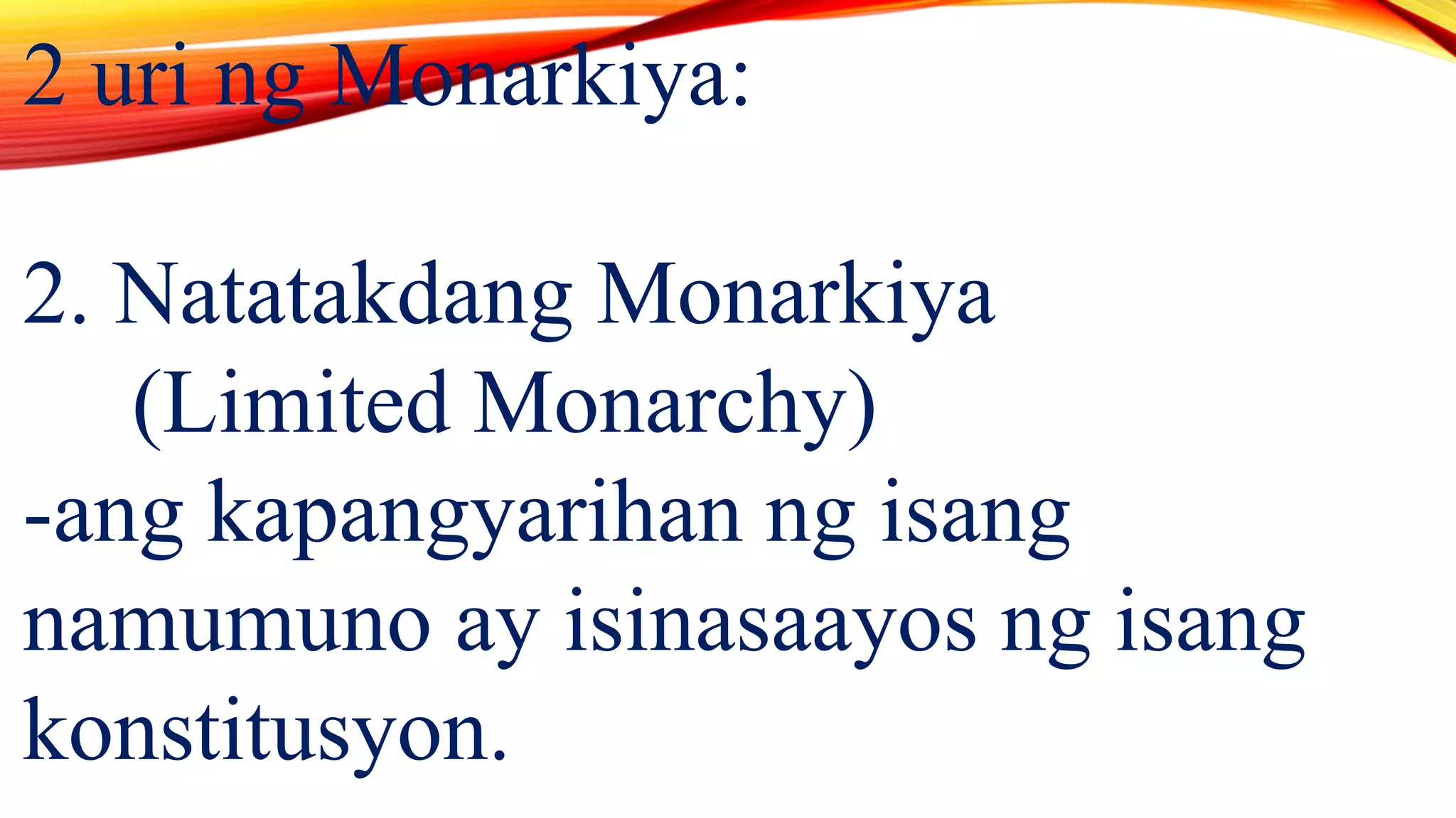Mga Uri ng Pamahalaan | PPTX