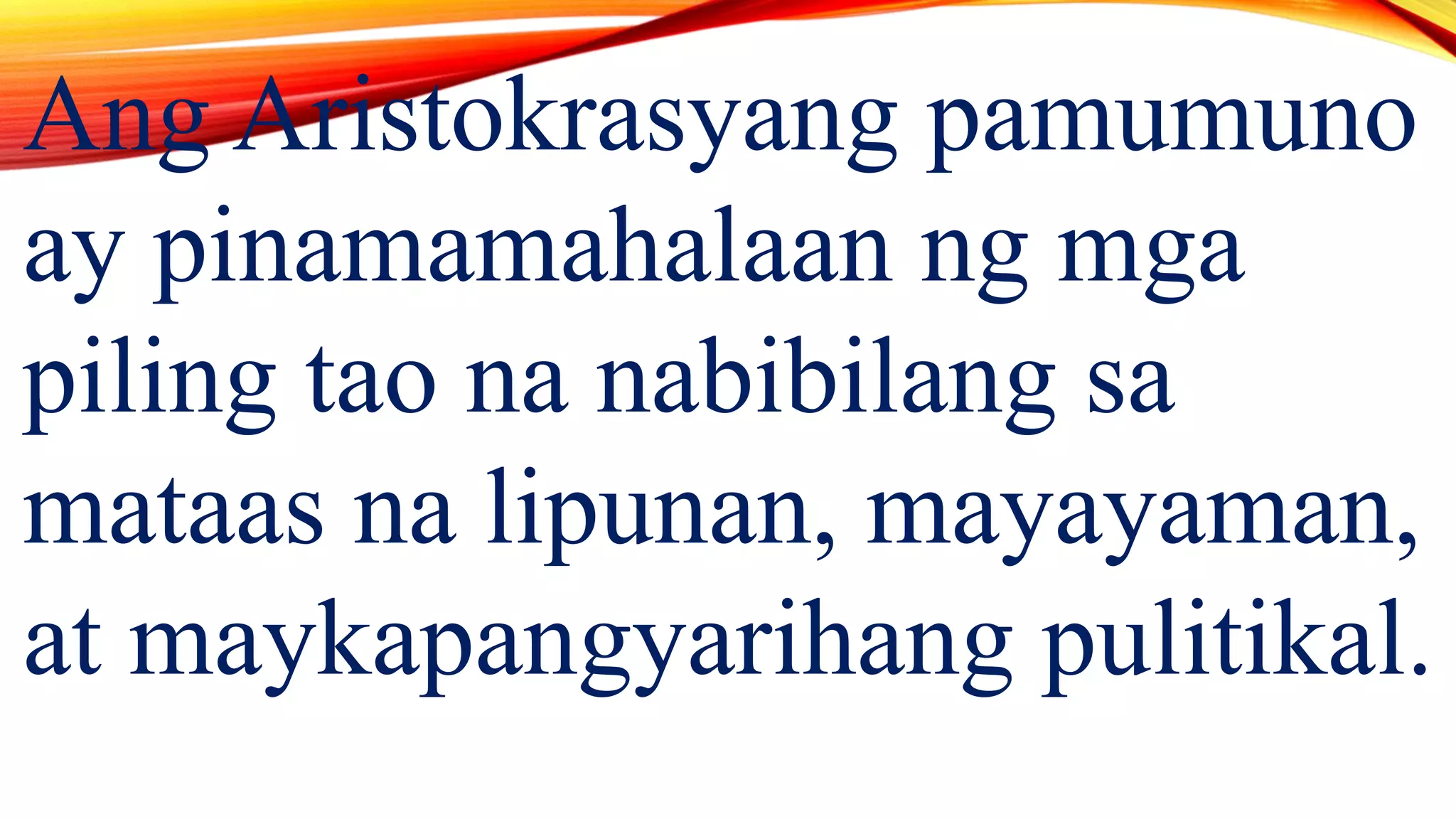 Mga Uri ng Pamahalaan | PPTX
