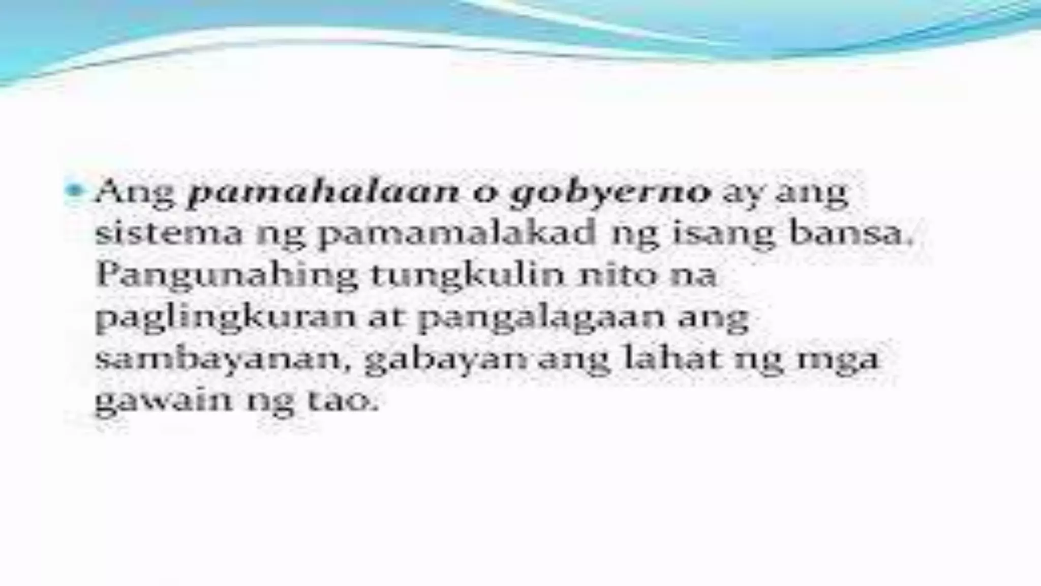URI NG PAMAHALAAN AT PATAKARANG IPINATUPAD SA PANAHON.pptx