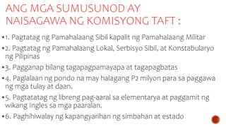 URI NG PAMAHALAAN AT PATAKARANG IPINATUPAD SA PANAHON.pptx