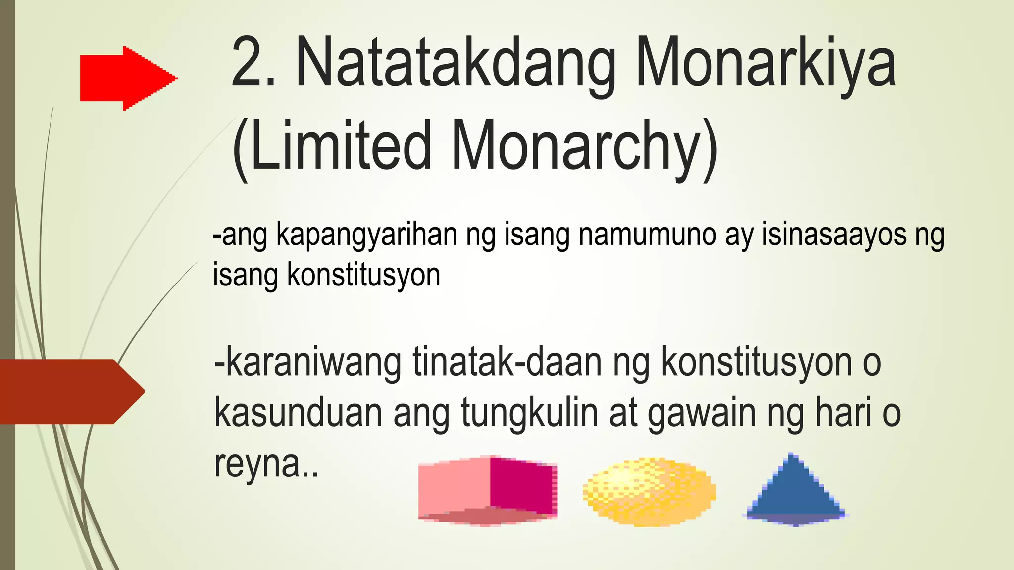 MGA IBA'T IBANG SISTEMA NG PAMAHALAAN | PPTX