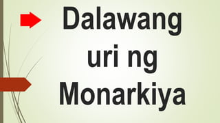 MGA IBA'T IBANG SISTEMA NG PAMAHALAAN | PPTX