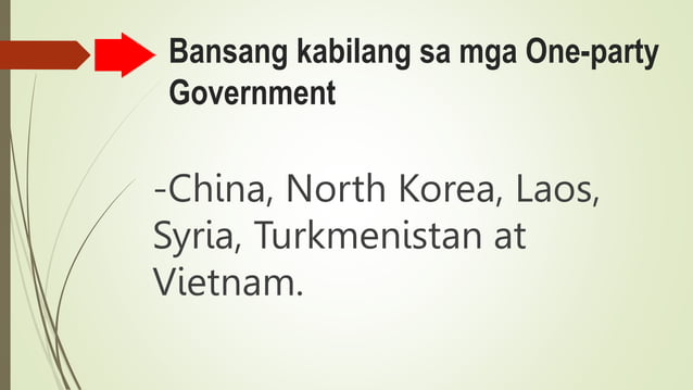 MGA IBA'T IBANG SISTEMA NG PAMAHALAAN | PPTX