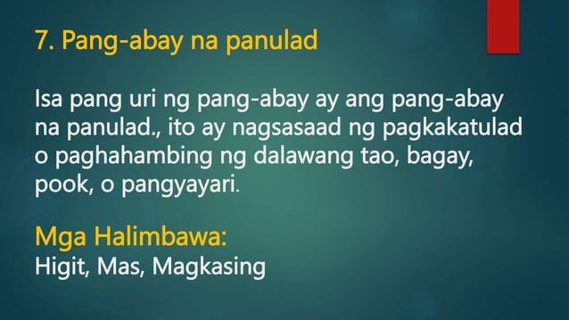 Uri ng Pang-abay.pptx sa filipino lesson 3 | PPTX