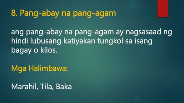 Uri ng Pang-abay.pptx sa filipino lesson 3 | PPTX