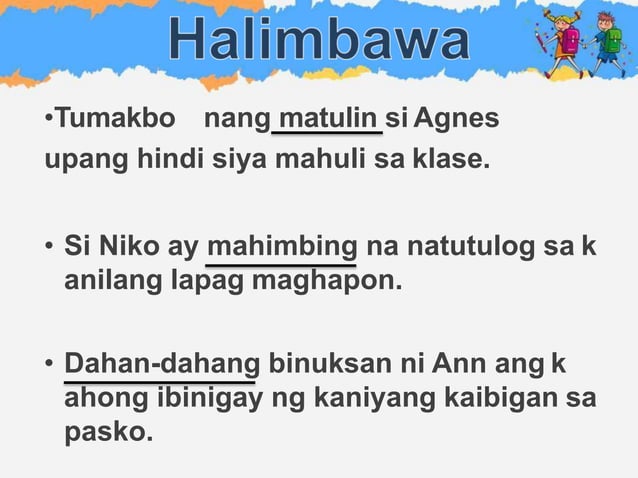 uri ng pang-abay (pamaraan, pamanahon, panlunan) | PPTX