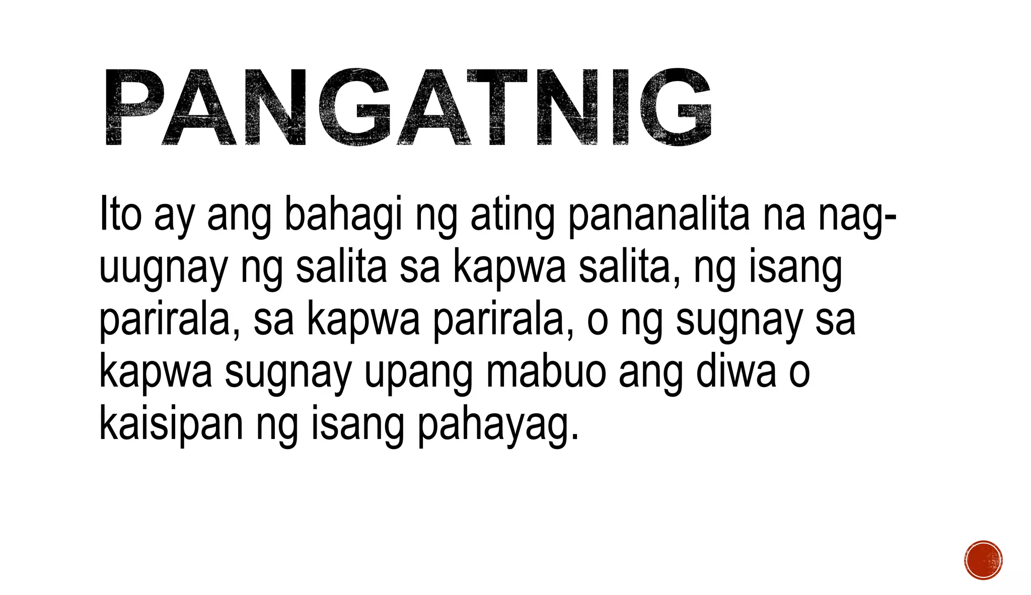 Filipino 8 Uri ng Pangatnig | PPTX