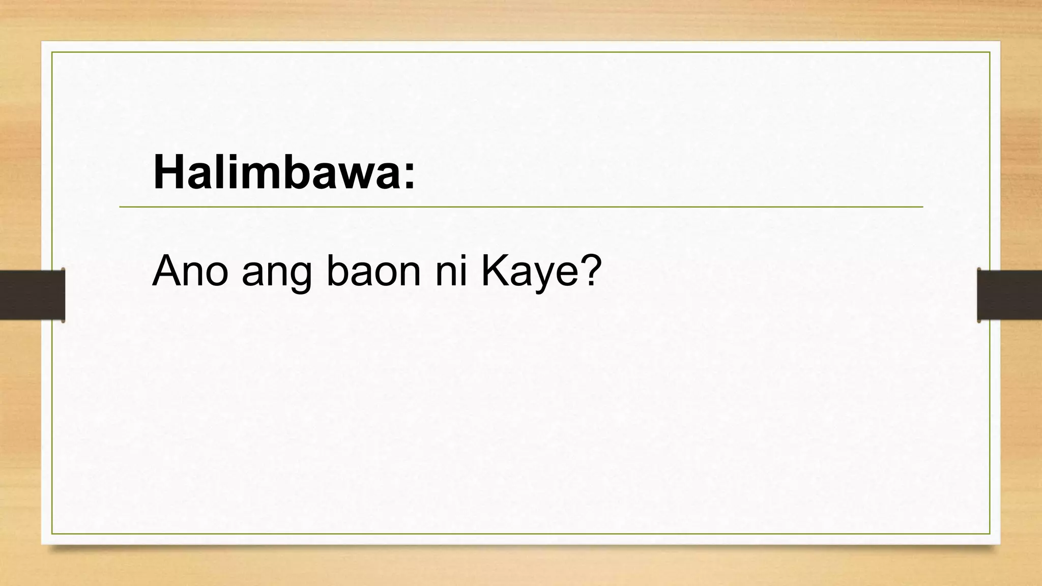 Uri ng Pangungusap | PPTX