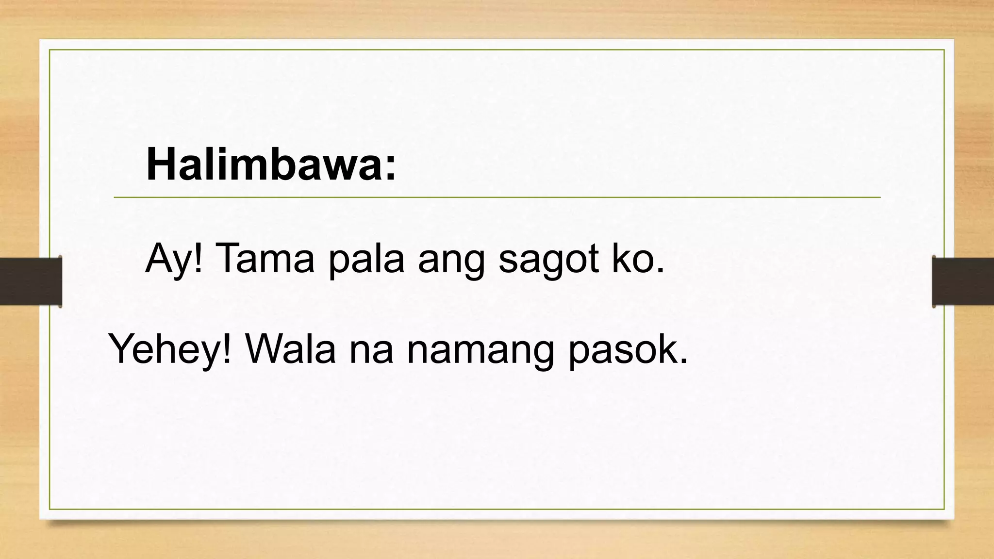 Uri ng Pangungusap | PPTX