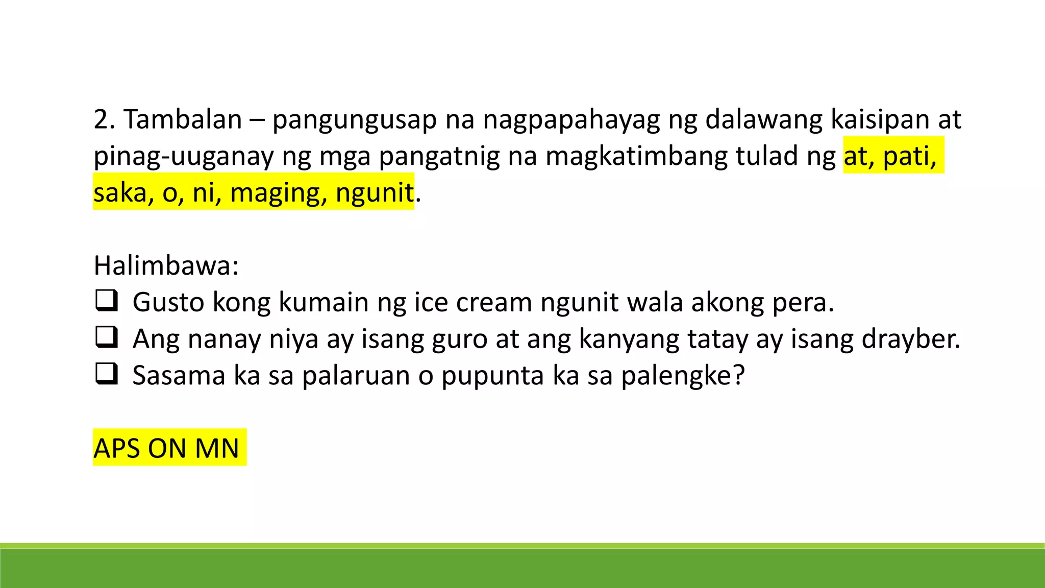 Uri ng pangungusap ayon sa kayarian | PPTX