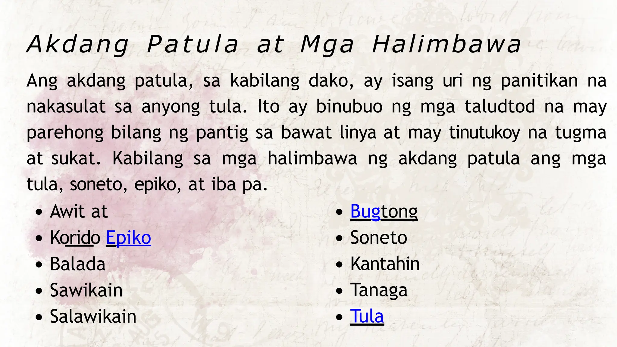 Uri ng Panitikan (2).pptx panitikan sa filipino | PPTX