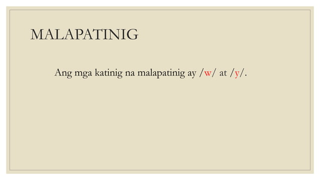 URI NG PONEMA | PPTX