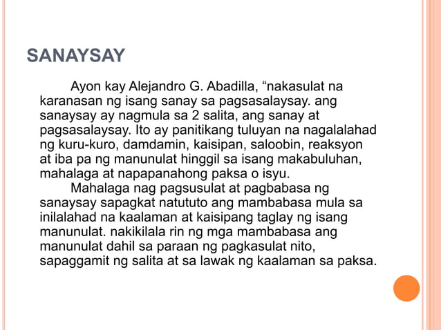 Ano Ano Ang Mga Uri Ng Sanaysay At Kahulugan Nito Huxley Sanaysay - Vrogue Ano Ano Ang Mga Uri Ng Sanaysay At Kahulugan Nito Huxley Sanaysay - Vrogue