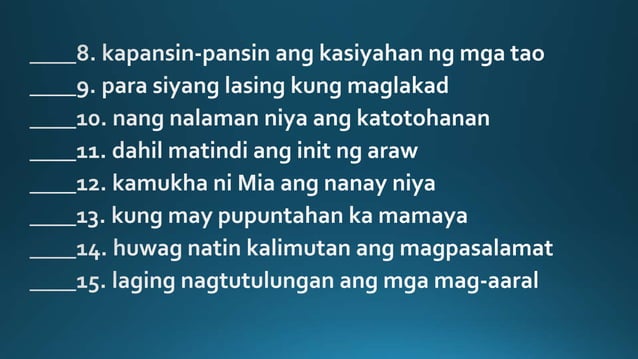 Uri ng Sugnay kahulugan halimbawa at uri nito | PPTX