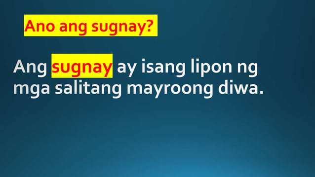 Uri ng Sugnay kahulugan halimbawa at uri nito | PPTX