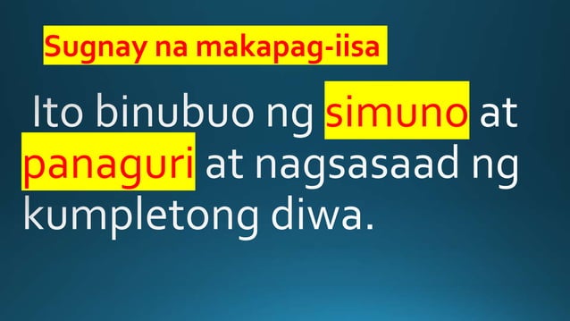 Uri ng Sugnay kahulugan halimbawa at uri nito | PPTX
