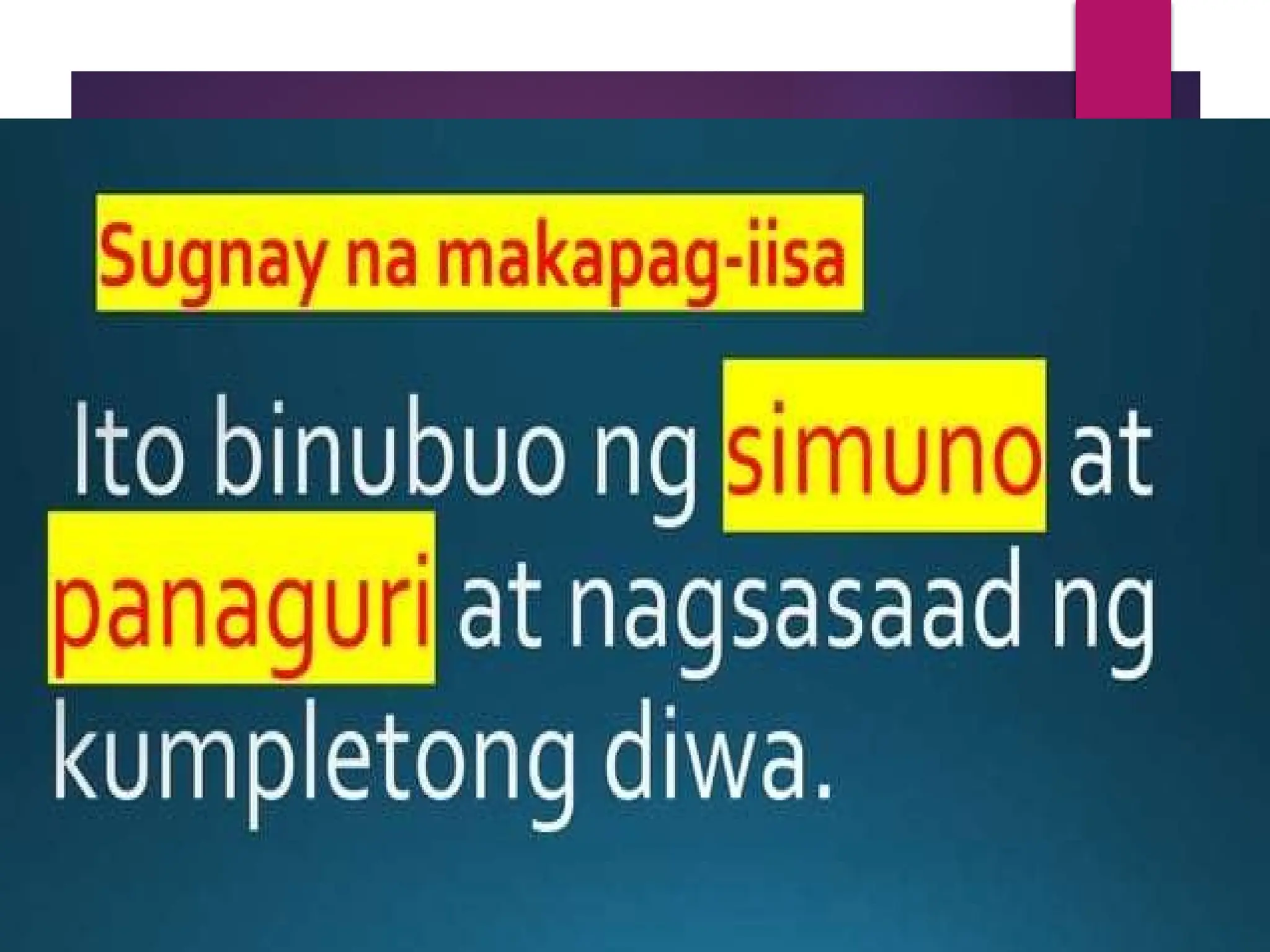 Uri ng Sugnay - sugnay na mkapag-iisa at sugnay na di makapag-iisa | PPTX