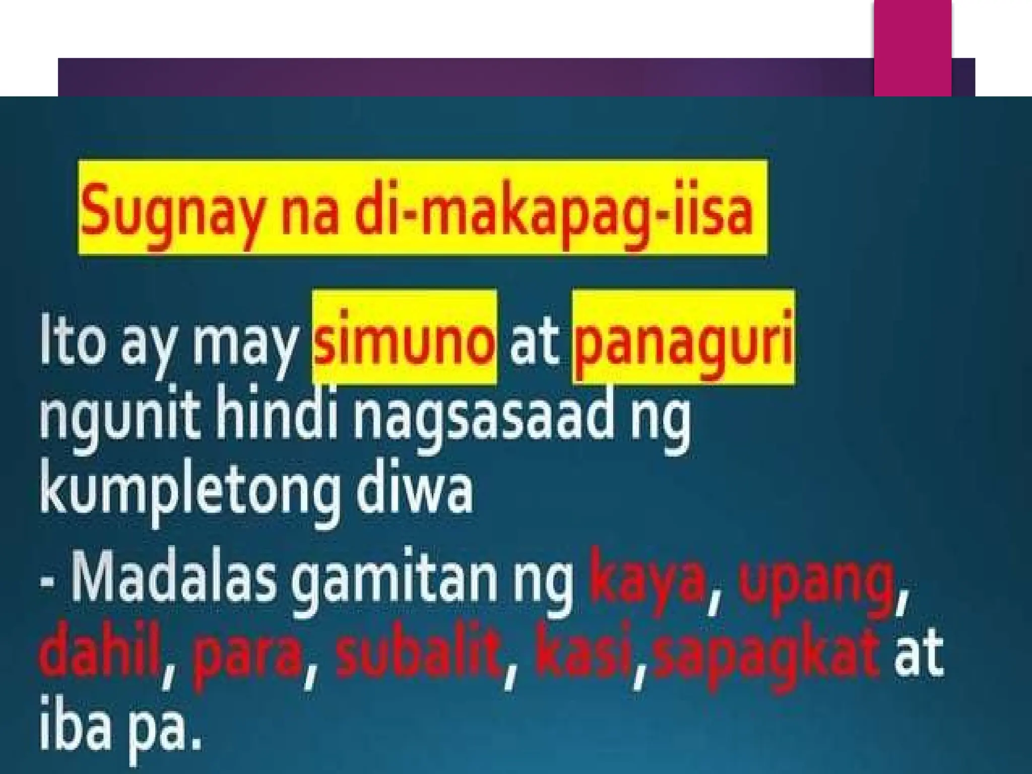Uri ng Sugnay - sugnay na mkapag-iisa at sugnay na di makapag-iisa | PPTX