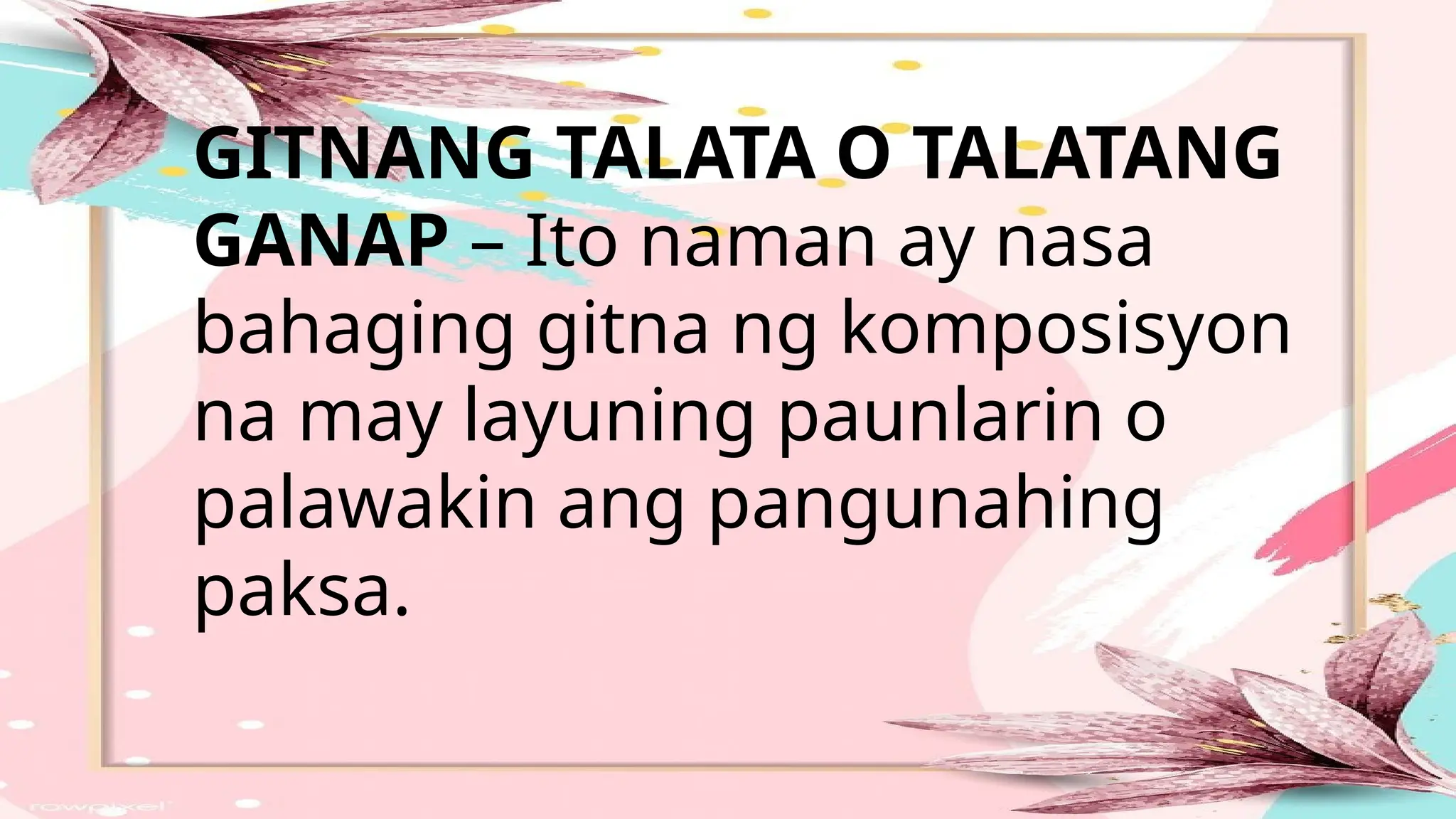 Uri ng Talata Power point Filipino Baitang 8 | PPTX