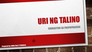 Uri ng talino | PPTX