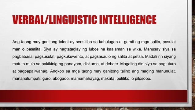 Uri ng talino | PPTX