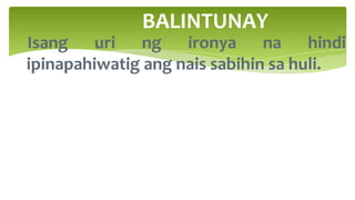 Mga Uri ng Tayutay. Mga Uri ng Tayutay.. | PPTX