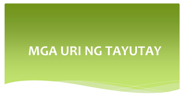 Mga Uri ng Tayutay. Mga Uri ng Tayutay.. | PPTX