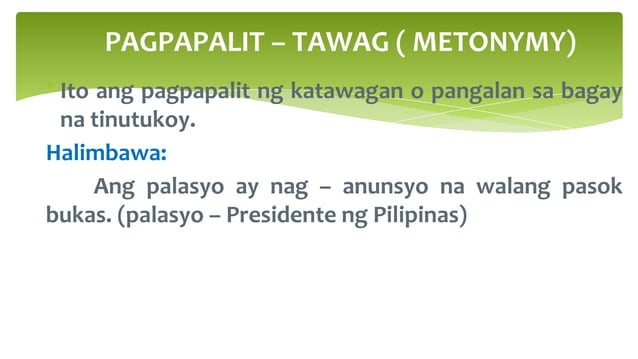 Mga Uri ng Tayutay. Mga Uri ng Tayutay.. | PPTX