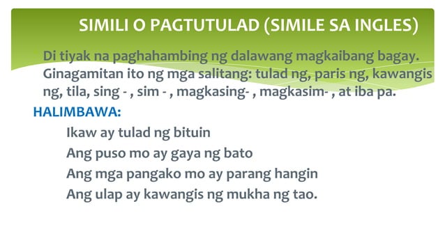 Mga Uri ng Tayutay. Mga Uri ng Tayutay.. | PPTX