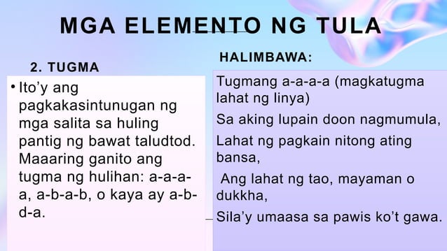 Uri ng Tulang Liriko powerpoint lesson.pptx