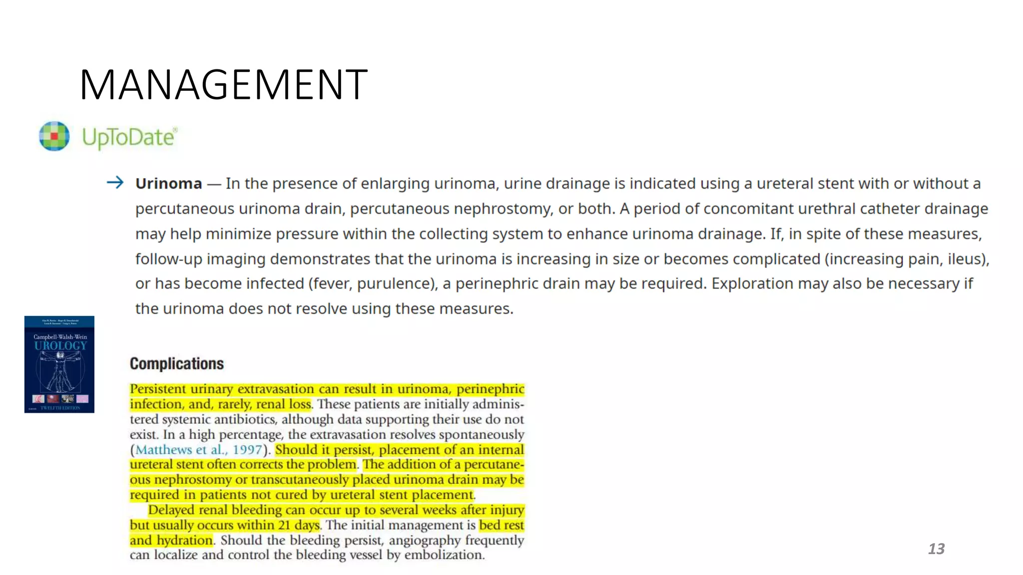 Urinoma after renal trauma (1).pptx