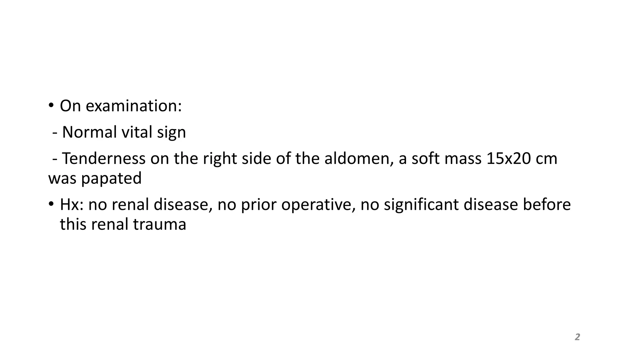 Urinoma after renal trauma (1).pptx