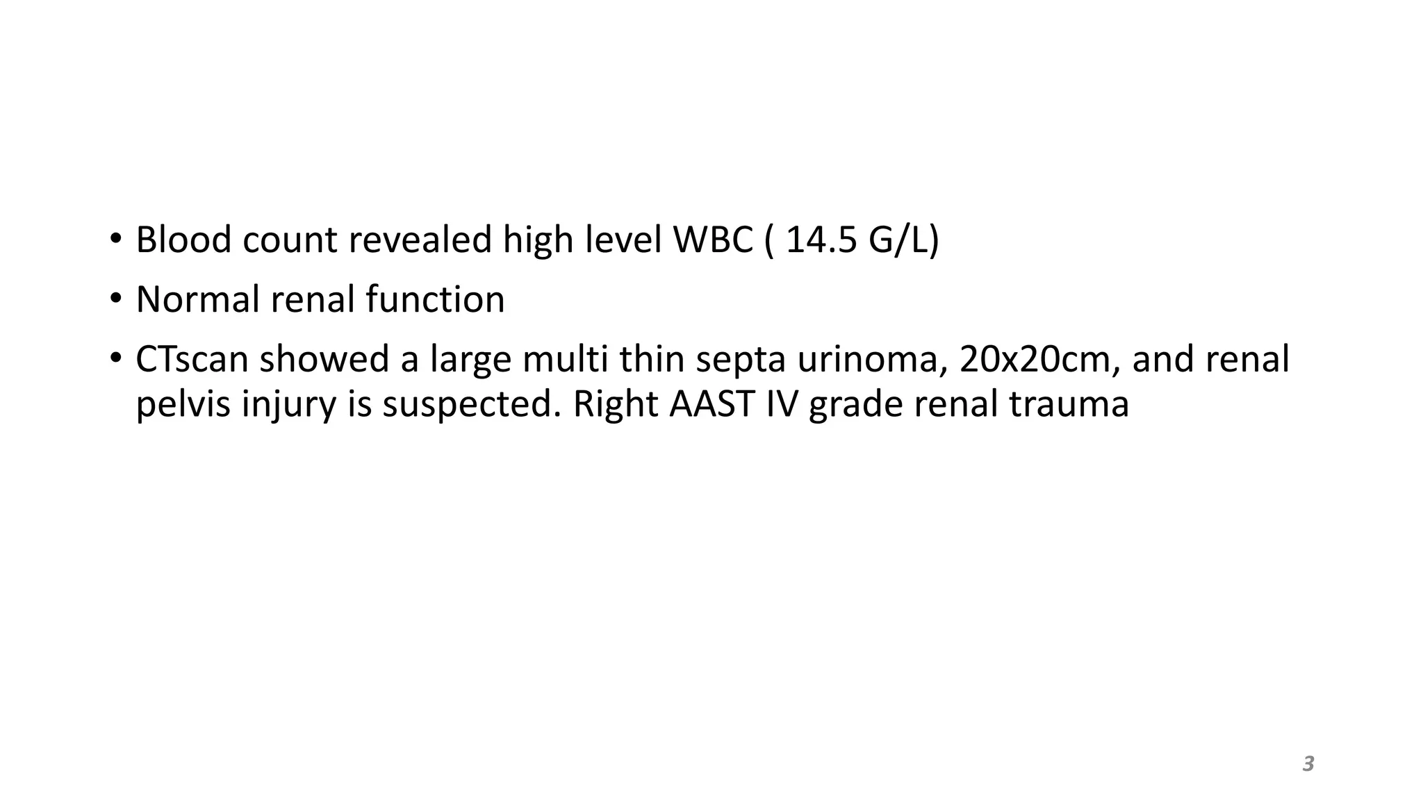 Urinoma after renal trauma (1).pptx