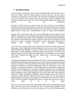 Assignment: Biography of the Prophet (SAAS) | DOCX