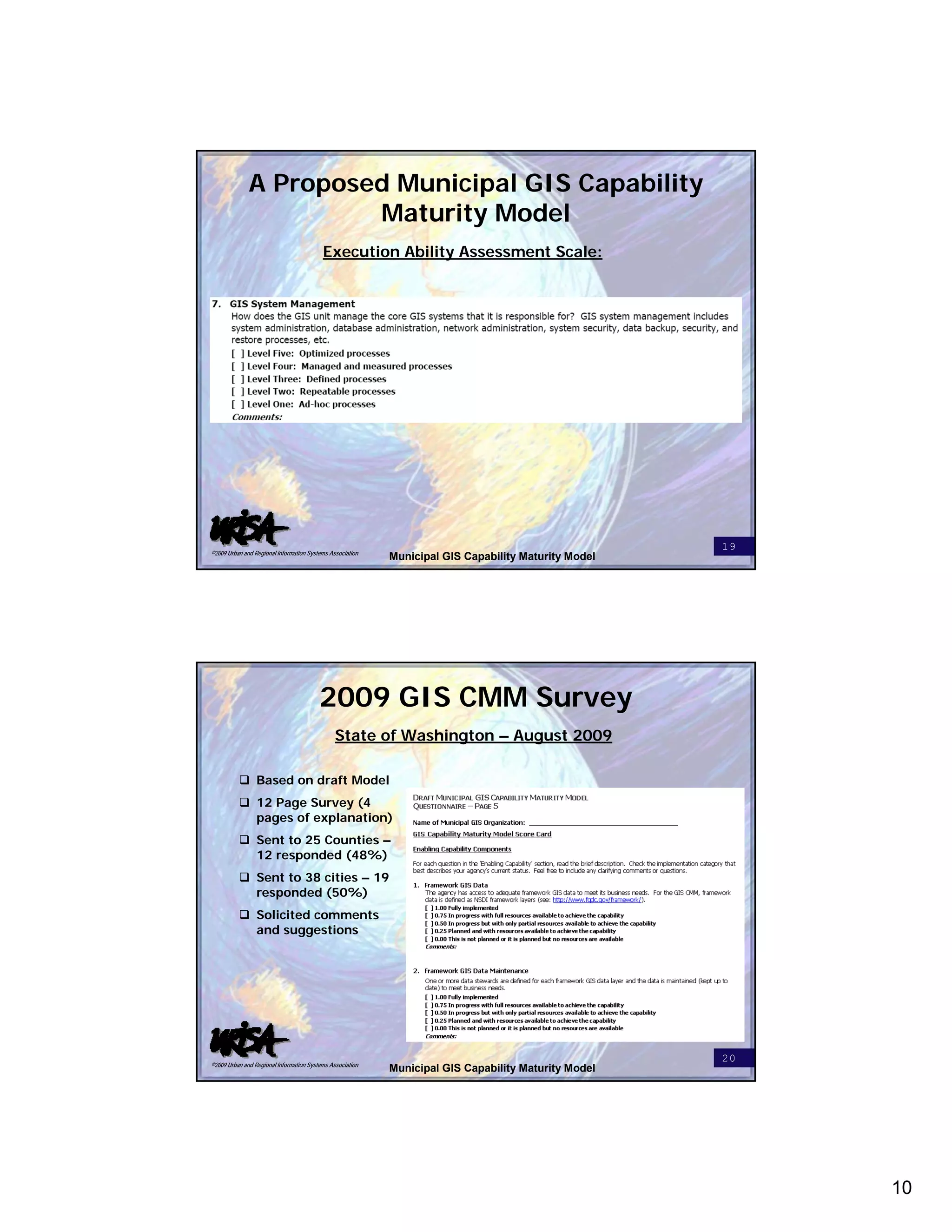 GIS Capability Maturity Model | PDF