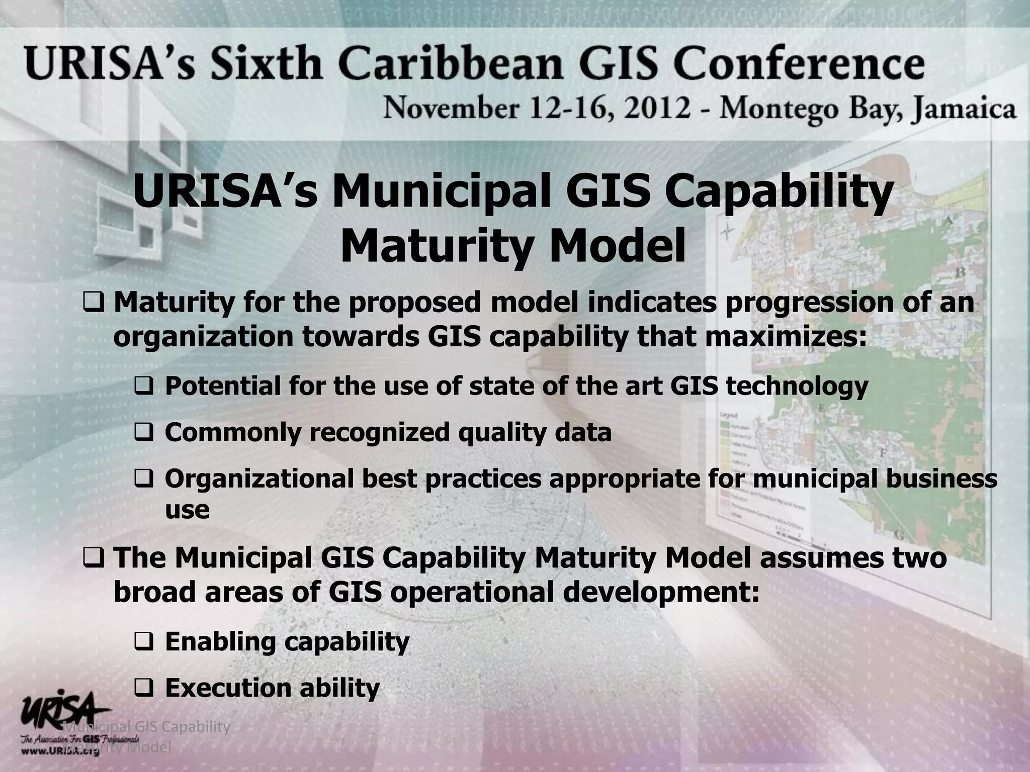 URISA Develops the Geospatial Management Competency Model (GMCM) for ...