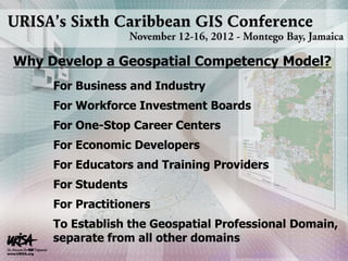 URISA Develops the Geospatial Management Competency Model (GMCM) for ...