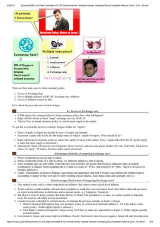 Urjit patel rbi | PDF