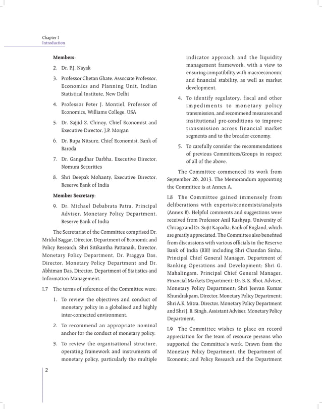 Urjit patel committee | PDF