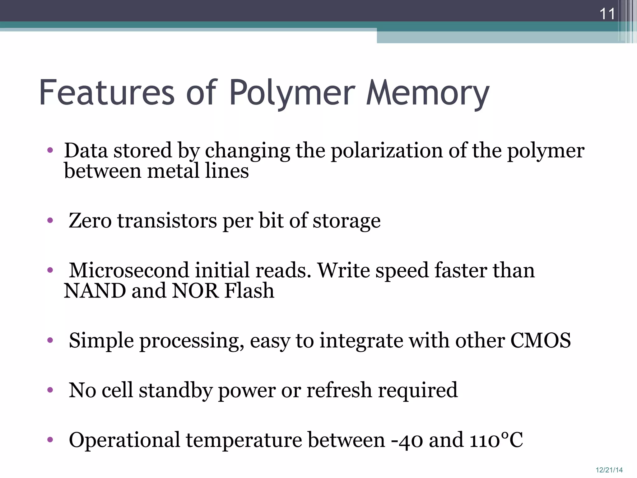 Polymer memory | PPT