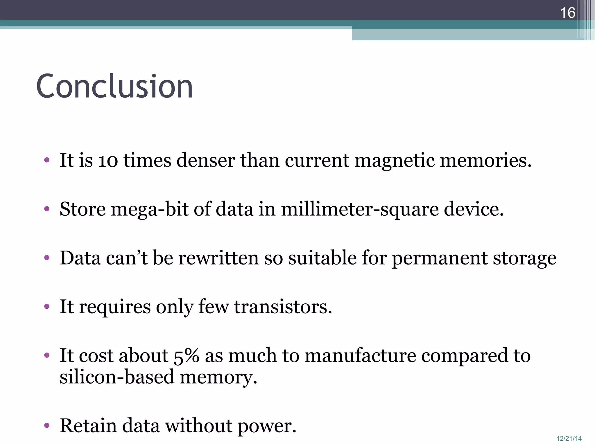 Polymer memory | PPT