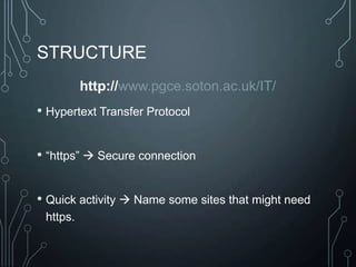URL Presentation | PPTX