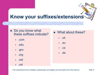 URL Anatomy.ppt | Internet | Computing
