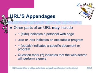 URL Anatomy.ppt | Internet | Computing